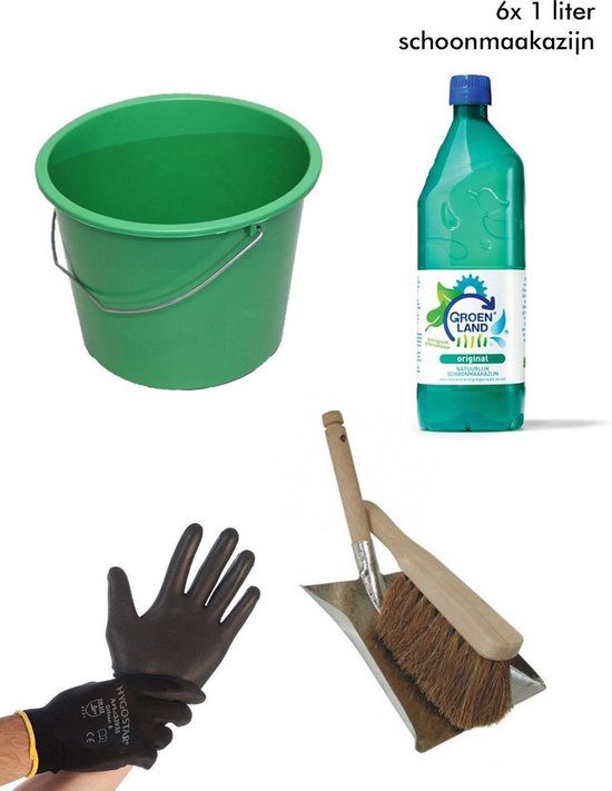 Schoonmaakpakket TUIN | 6 liter Groenland Schoonmaakazijn, 12 liter ...