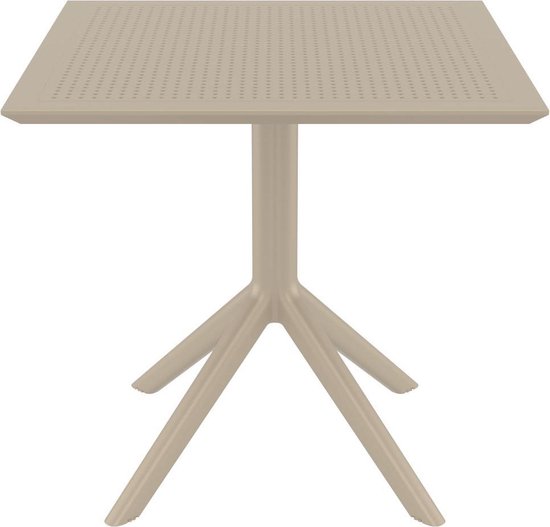 Tafel - Tuintafel - Salontafel - Taupe - 80 cm | bol