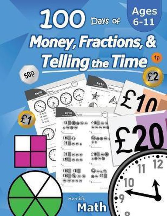 100 Days of Money, Fractions, & Telling the Time | 9781635783278 ...