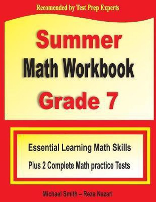 Summer Math Workbook Grade 7 | 9781646122424 | Michael Smith | Boeken | bol
