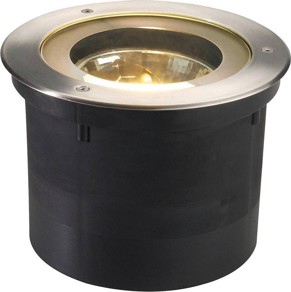 SLV buiten grondspot Adjust 190 rond - edelstaal | bol.com