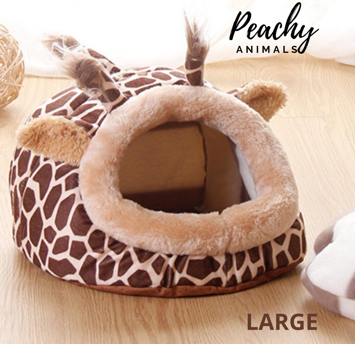 PEACHY® Animals - Cavia Huisje - Large - Bruin - Cavia Hok - Knaagdier ...