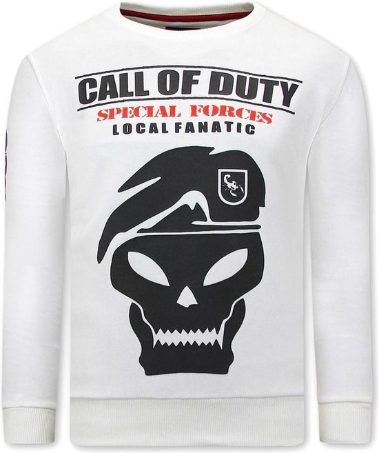 Heren Sweater met Print - Call Of Duty - Beige | bol