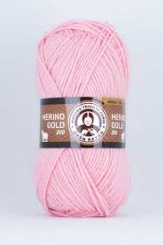 Merino wol - 2 bollen van 100 gram - roze - kleurcode 0039 - Madame ...