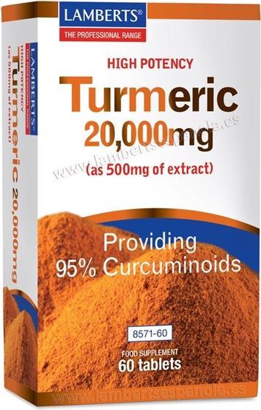 Lamberts - Turmeric (Curcuma) - 60 tabletten | bol.com