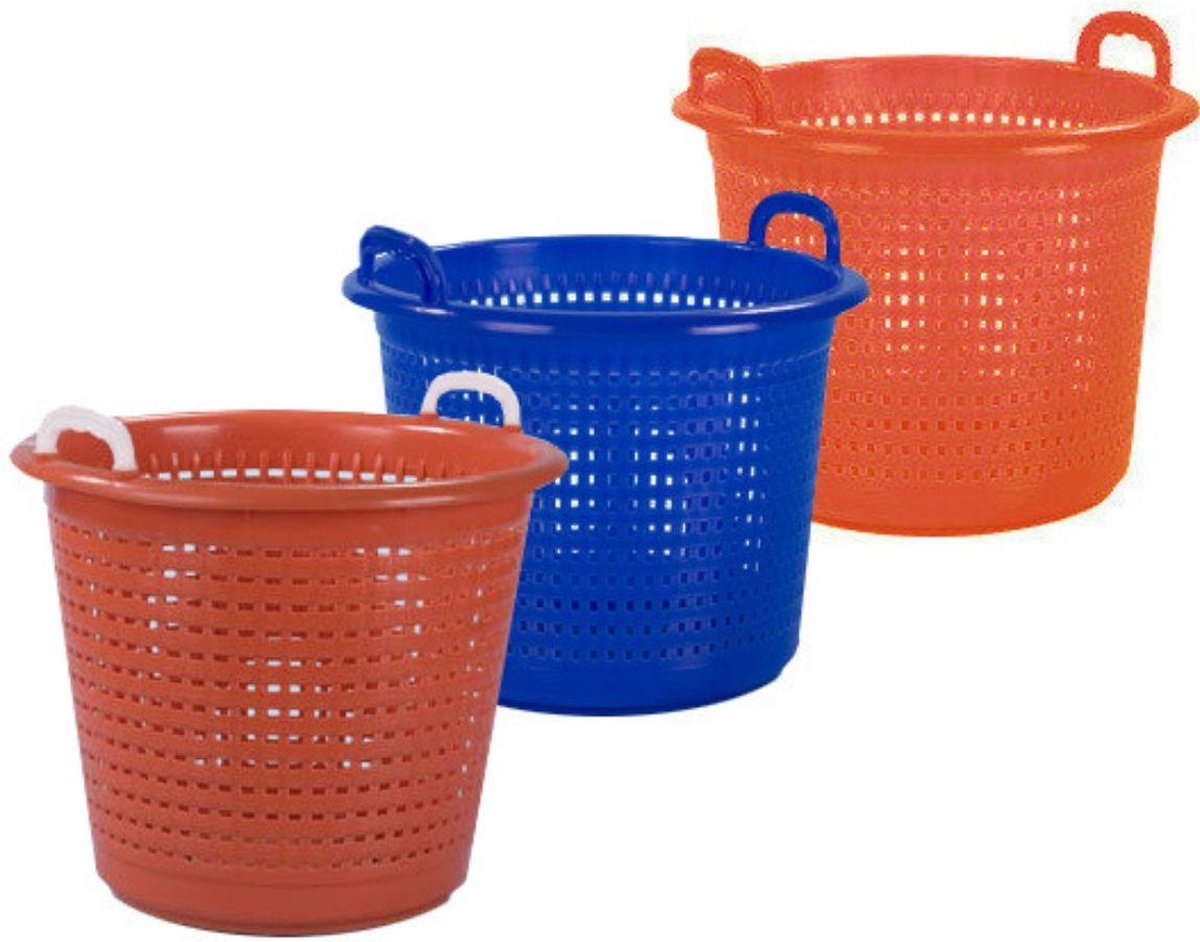 Wasmand - 45 liter - professionele stomerij kwaliteit- blauw | bol.com