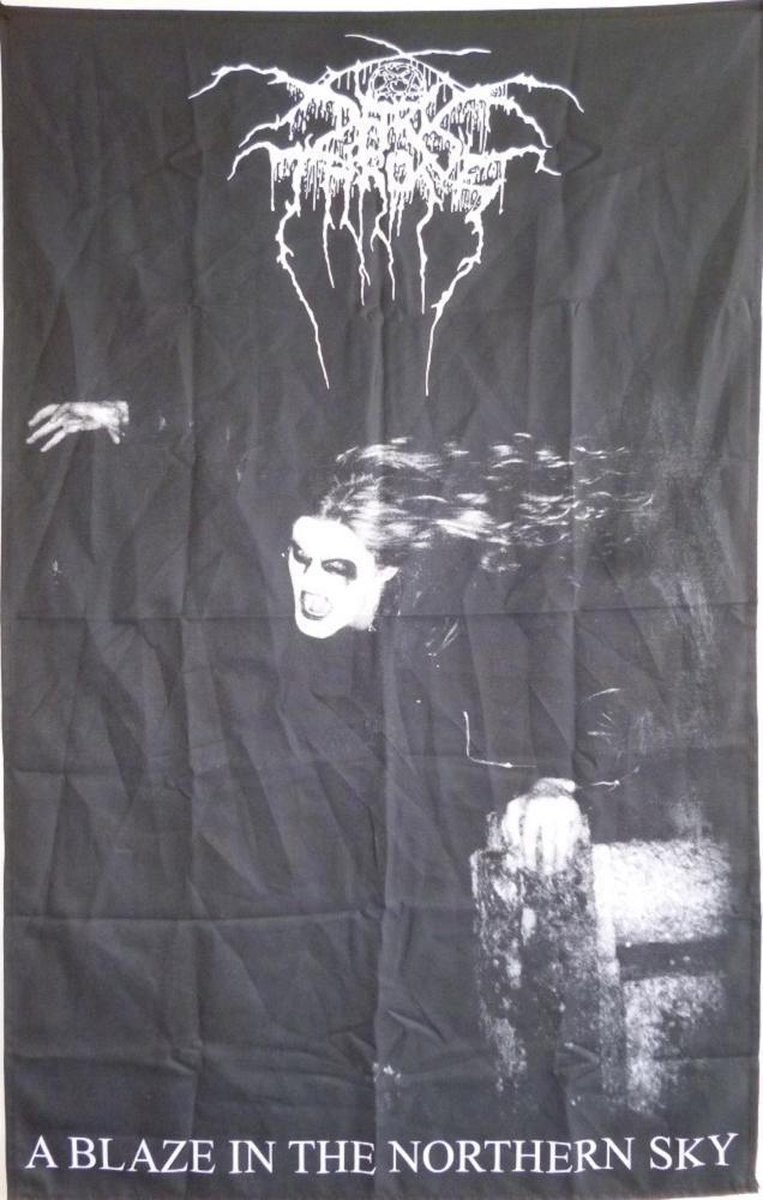 Darkthrone Textiel Poster A Blaze In The Northern Sky Zwart | bol.com
