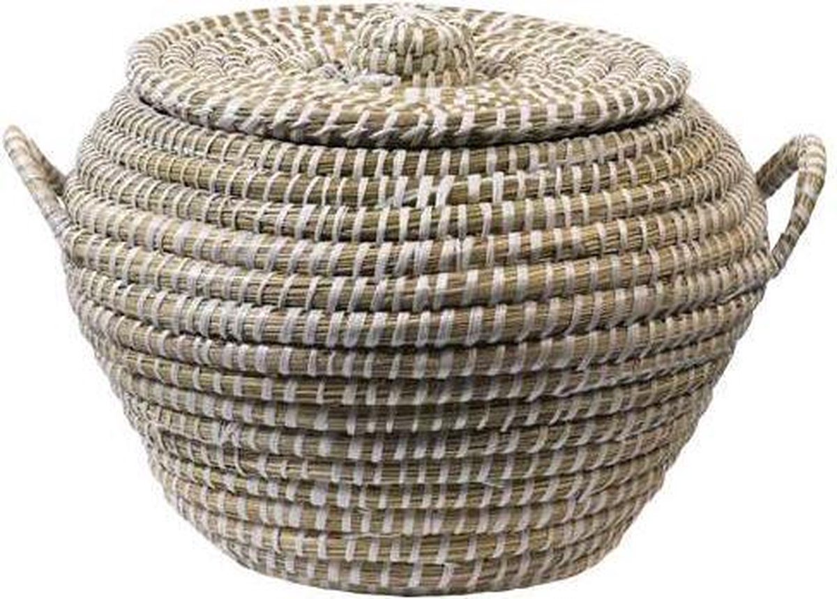 Manden - Mand met deksel - L - 47X32CM - Manden - Manden met deksel ...