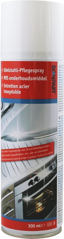 Scanpart RVS reiniger 300 ml - Roestvrijstaal spray - Water en ...