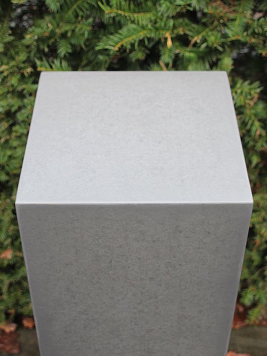 Sokkel fiber plate, 80*20*20 cm, moderne sokkel in natuursteen optiek | bol