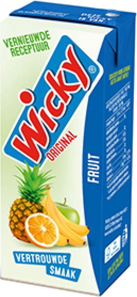 bol.com | Wicky - Pakjes - Fruitdrink - 30 x 20 cl