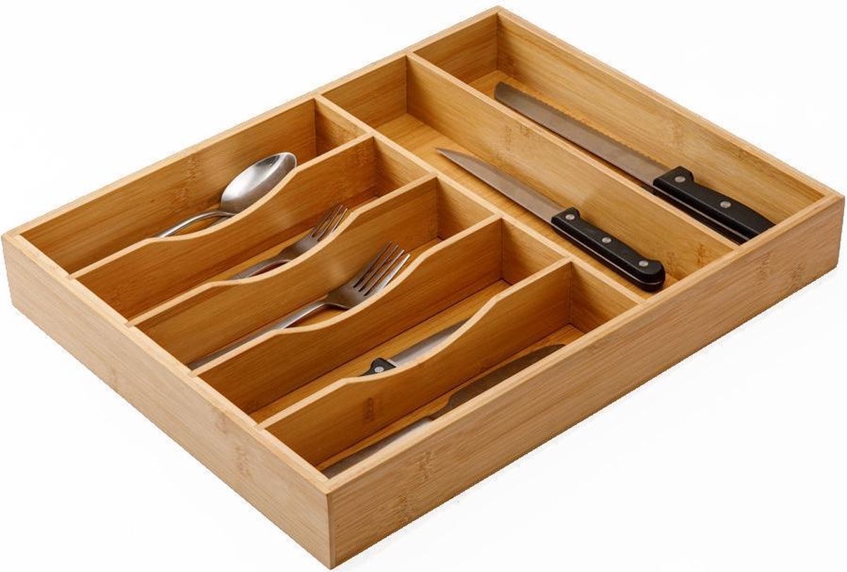 Decopatent® Bestekbak voor keukenla met 7 Vakken - Bestek organizer ...