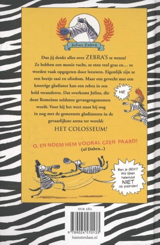 Julius Zebra 1 - Rollebollen met de Romeinen, Gary Northfield ...