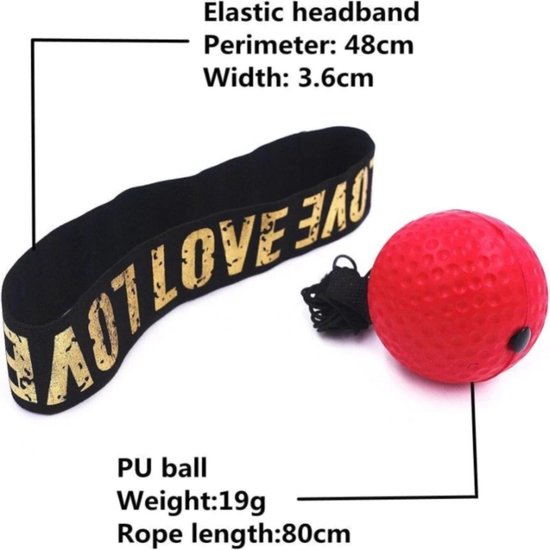 2 Stootkussens + Reflexbal - Bokspads - Bokskussen - Reflex - Reflexbal ...