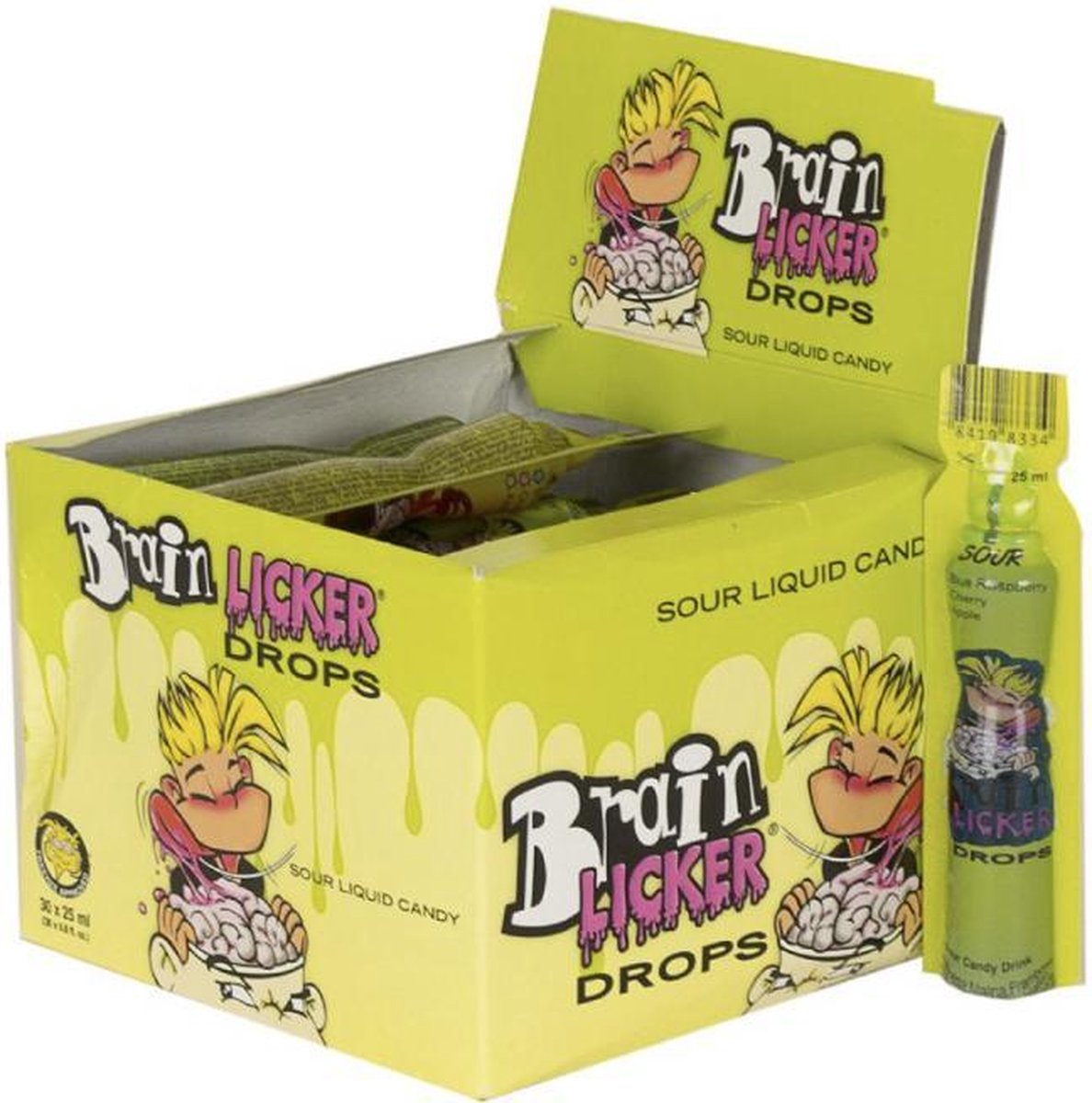 Brain Licker Drops (30 stuks) - Snoep - Sour Candy | bol.com