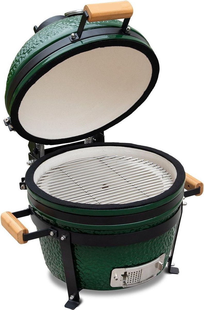 MaxxGarden Kamado Grill Medium 40 - Barbecue - Groen - 49x54x48cm | bol.com