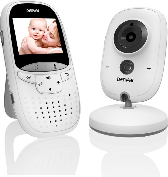 Denver BC-245 - Babyfoon - met camera - infrarood - microfoon - Wit | bol