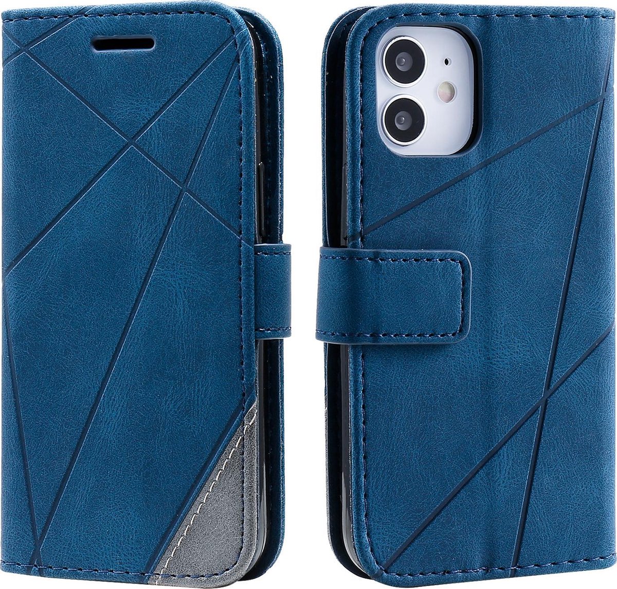 Book Case Apple iPhone 12 Mini | Hoogwaardig PU Leren Hoesje | Lederen ...