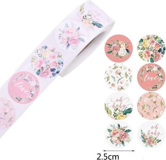 bol.com | (Geboorte) sticker zegel meisje geboren - Sluitsticker ...