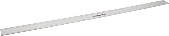 Silverline Aluminium Liniaal - Lengte 1000 mm - 1 meter | bol