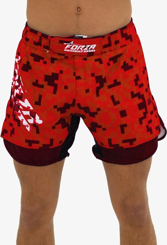 FORZA MMA SHORTS - AIRFORCE - UNISEX - RED | bol.com