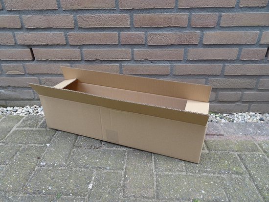Verzenddoos lang - 62 x 15 x 15 cm (20 stuks). | bol
