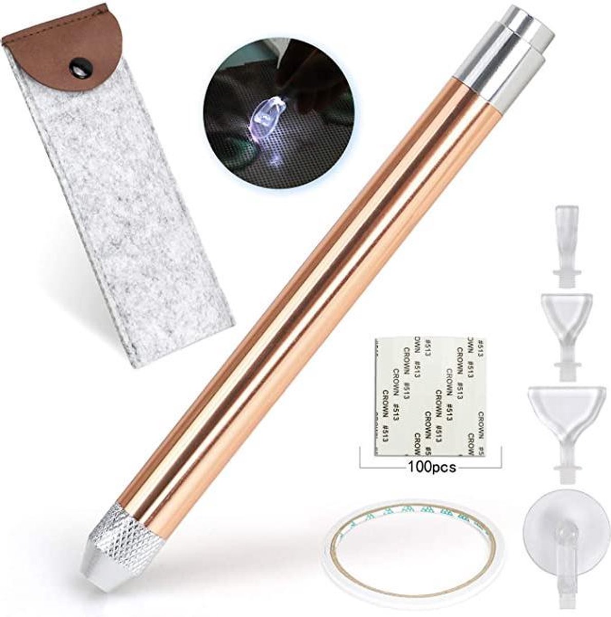 Diamond Painting Pen set - lichtpen Diamond Painting-LED lichtpen ...