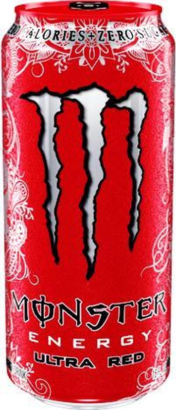 Monster Energy Ultra Red Zero Sugar 24 x 500ml | bol