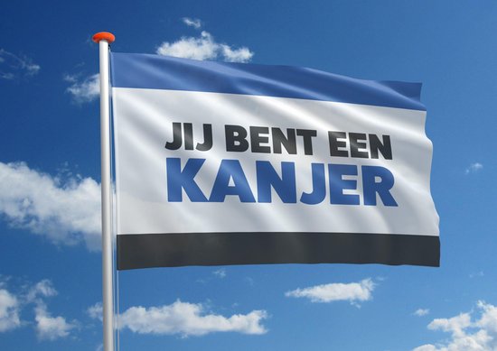 Complimentvlag: 'Jij bent een kanjer' - 100x150 cm | bol.com