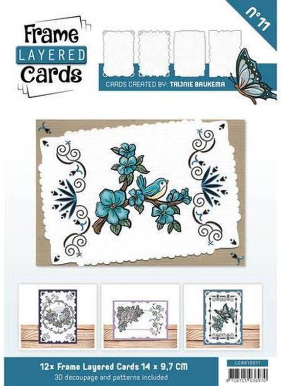 Frame Layered Cards 11 - A6 | bol