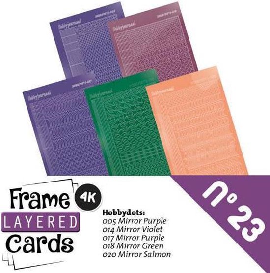 Frame Layered Cards 23 - Stickerset | bol.com