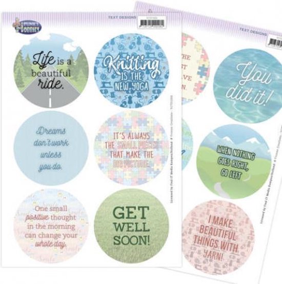 Text Designs - Yvonne Creations - Funky Hobbies (EN) | bol.com