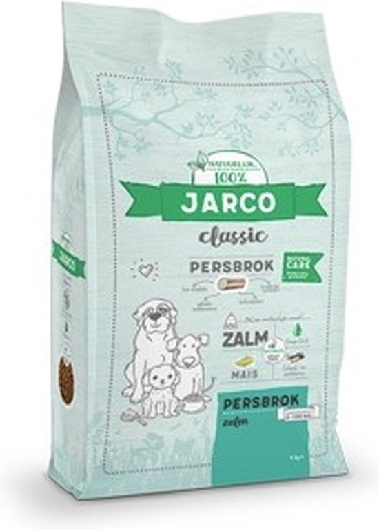 Jarco Dog Classic Adult Persbrok Zalm - Hondenvoer - 12.5 kg | bol