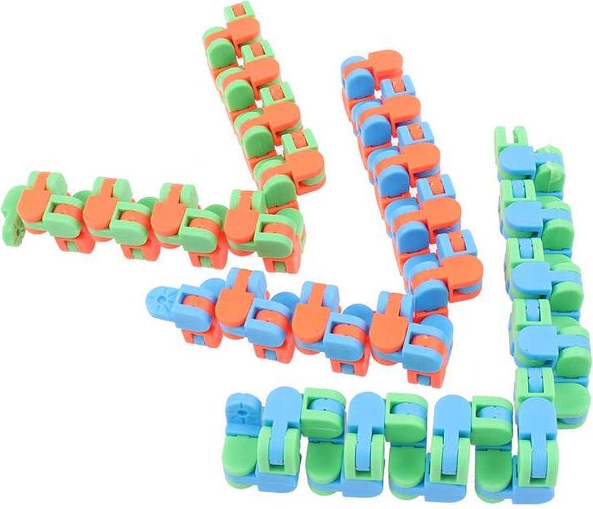 Orby® Fidget Toys Package 6 pièces - 3x Wacky Track - 3x Monkey Noodles ...