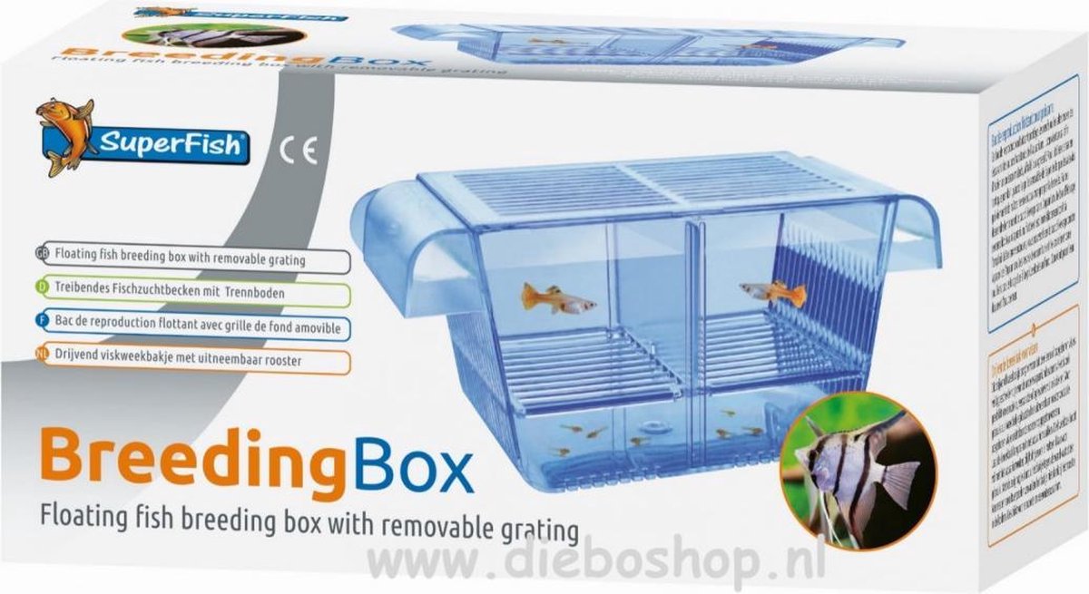 SuperFish Floating Breeding Box Opkweekbak - 17x8,5x8,5 cm - 1,2L | bol.com