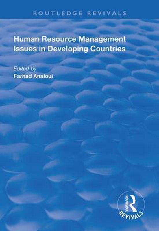 Human Resource Management Issues In Developing Countries