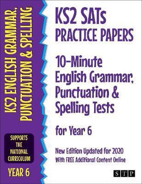 KS2 SATs Practice Papers 10-Minute English Grammar, Punctuation and ...