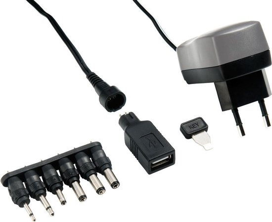 Bandridge - Voedingsadapter Universele AC Stroom Adapter 3 VDC / 4.5 ...