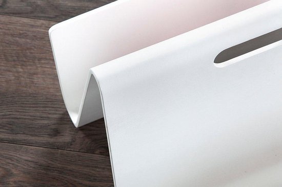 Moderne Wit Krantenbak /Tijdschriftenrek 30 cm | bol