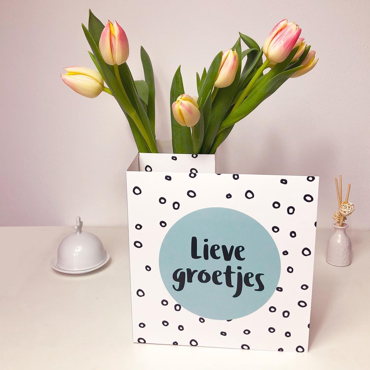 Bloomincard Tulip - Lieve groetjes - bloemen en boeketten - Verse ...