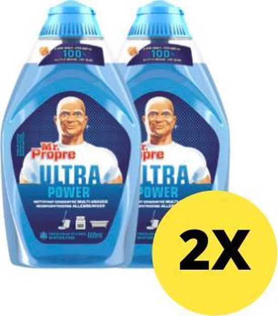 Mr. Proper Ultra Power allesreiniger - Winter fris - 2 x 400 ML ...