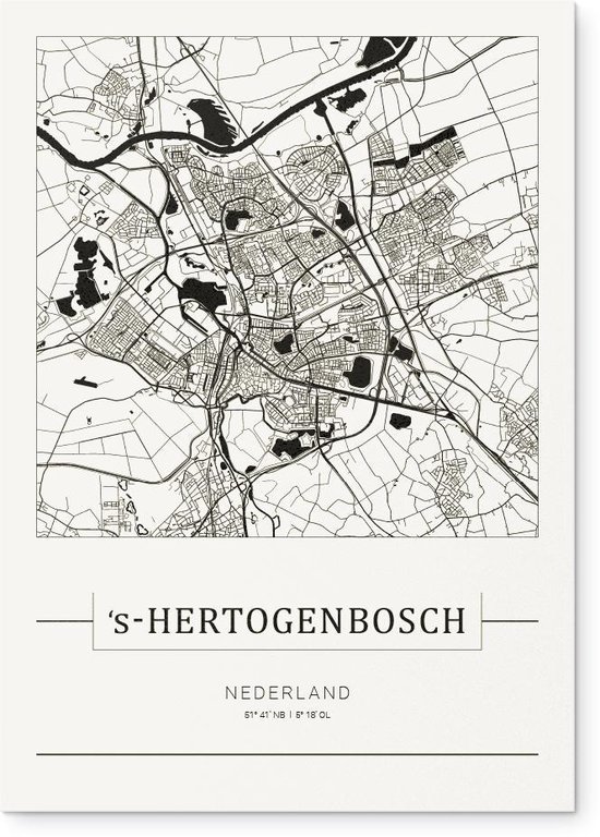 Stadskaart ‘s-Hertogenbosch - Plattegrond ‘s-Hertogenbosch – city map ...