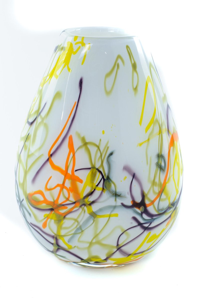 Fidrio vaas organic Spirelli - decoratieve vaas - glazen vaas - vase ...