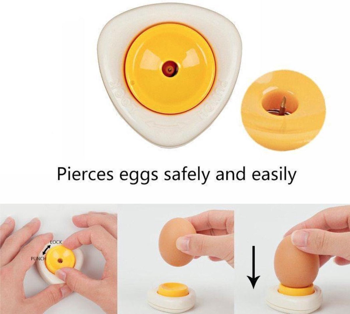 Jumalu Eiprikker - Eierprikker - Ei prikker - Wit - Universeel | bol.com