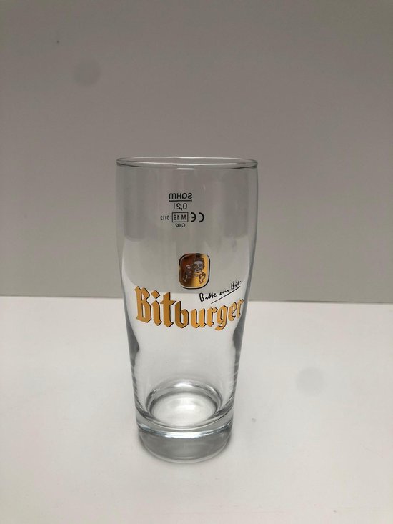6x 20cl bitburger bitburg bierglas fluitje bierglazen willy becher ...