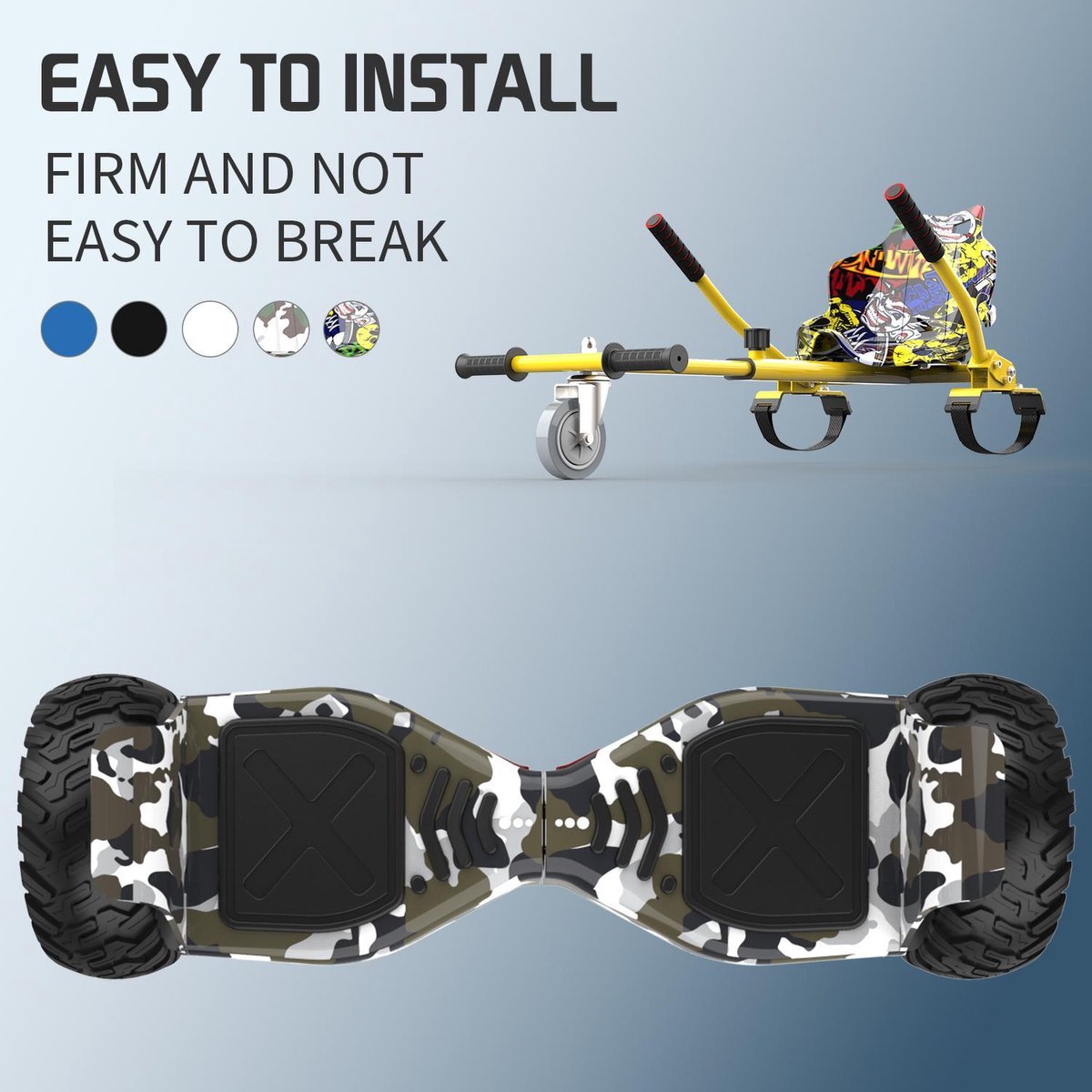 Evercross Challenger Hoverboard 8.5 Inch | 700W | Bluetooth Speaker ...