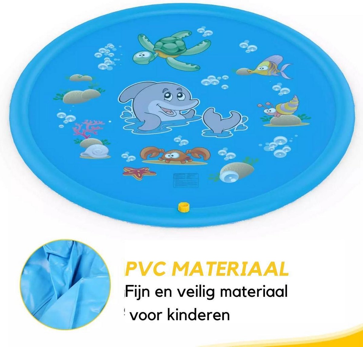 XL Waterspeelmat 170 cm met Fontein - Waterspeelgoed - Watermat ...