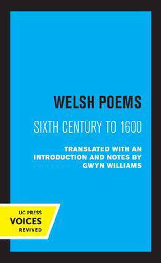 Welsh Poems | 9780520319486 | Boeken | bol.com