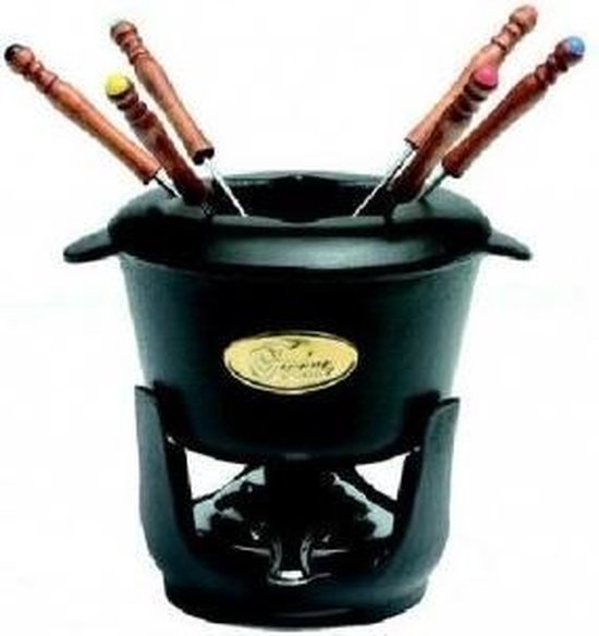 Baumalu Gietijzeren Fondueset - 4 - 6 personen | bol