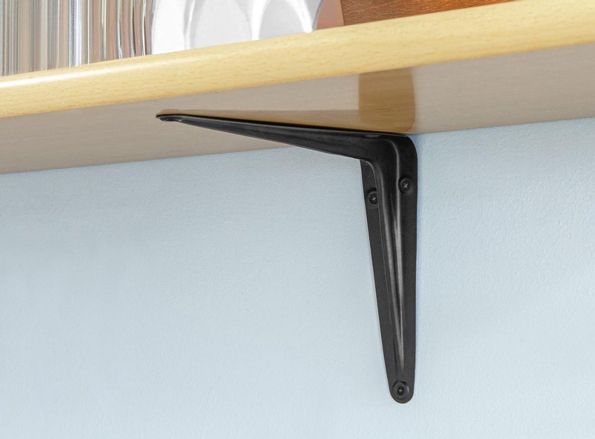 Plankendragers zwart - plannendragers industrieel - set van 10 stuks ...